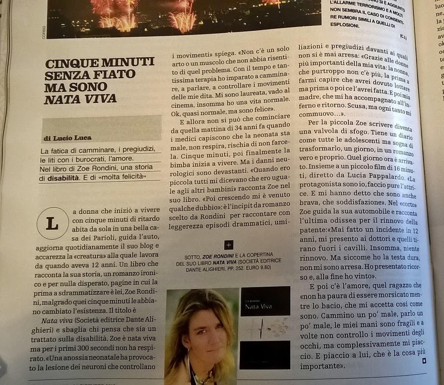 Zoe Rondini, una donna coraggiosa - Dianora Tinti